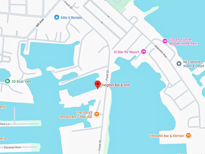 16. hogfish bar & grill map