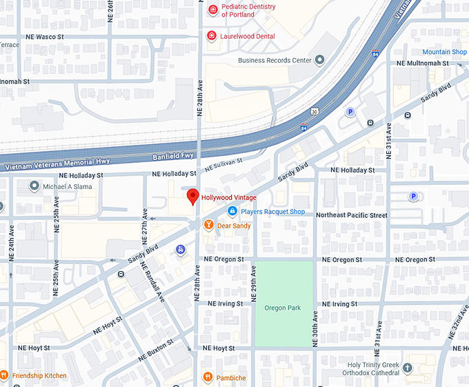 16. hollywood vintage map