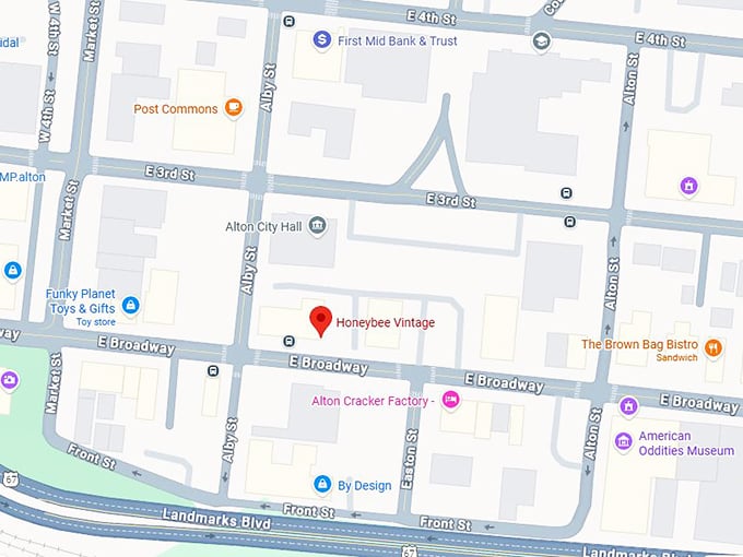 16. honeybee vintage map