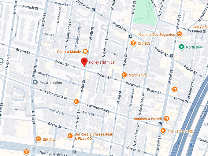 16. honey&rsquo;s sit &rsquo;n eat map