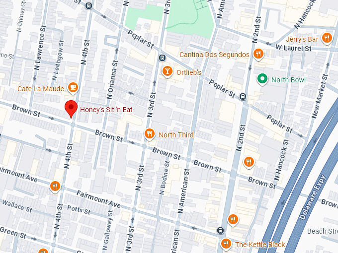 16. honey’s sit ’n eat map