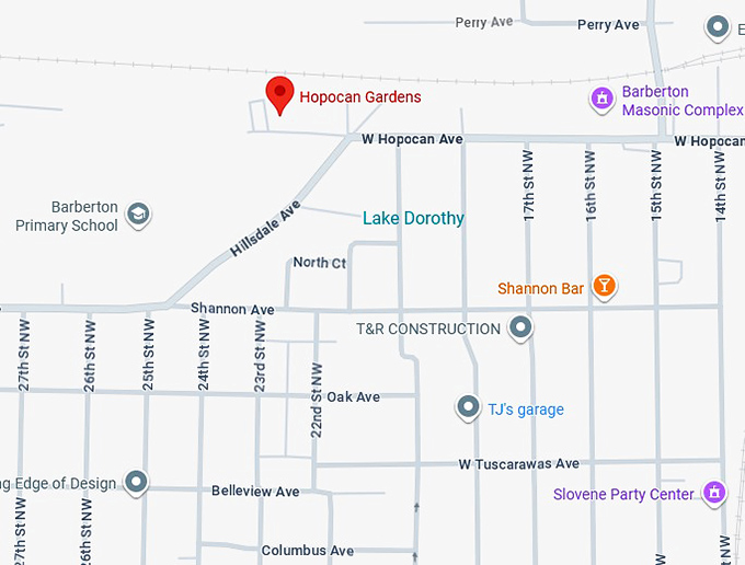 16. hopocan gardens map