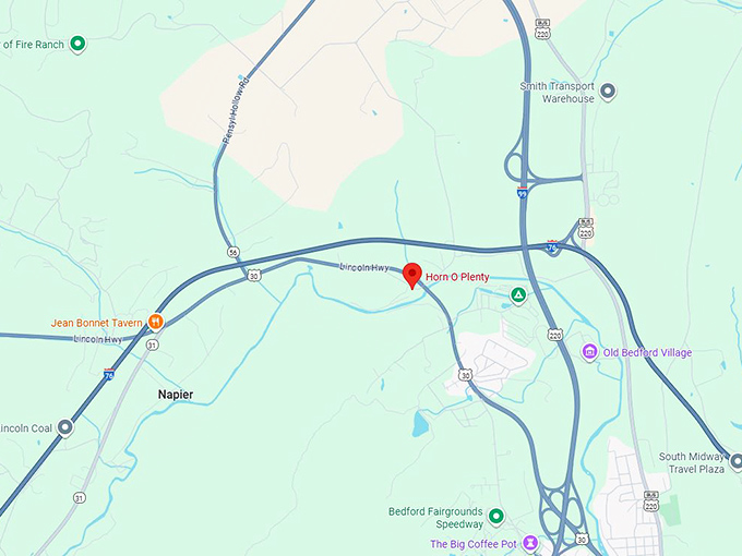 16. horn o plenty map