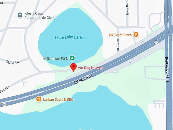 16. hot dog heaven map