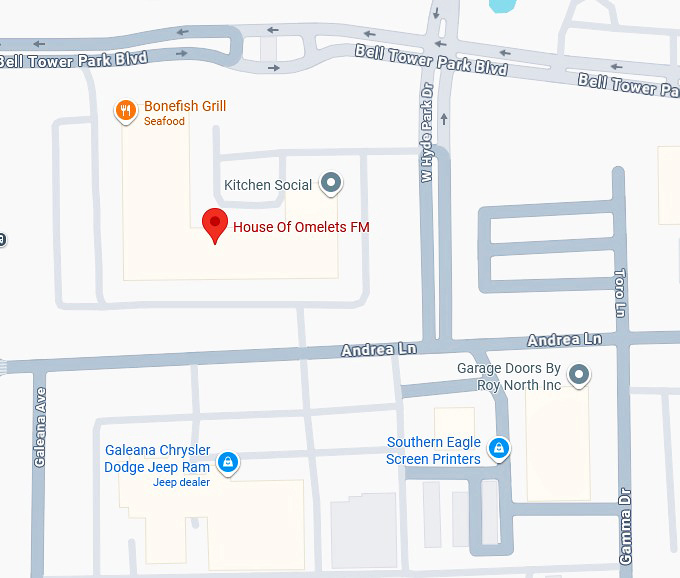 16. house of omelets fm (14261 s tamiami trl #11) map