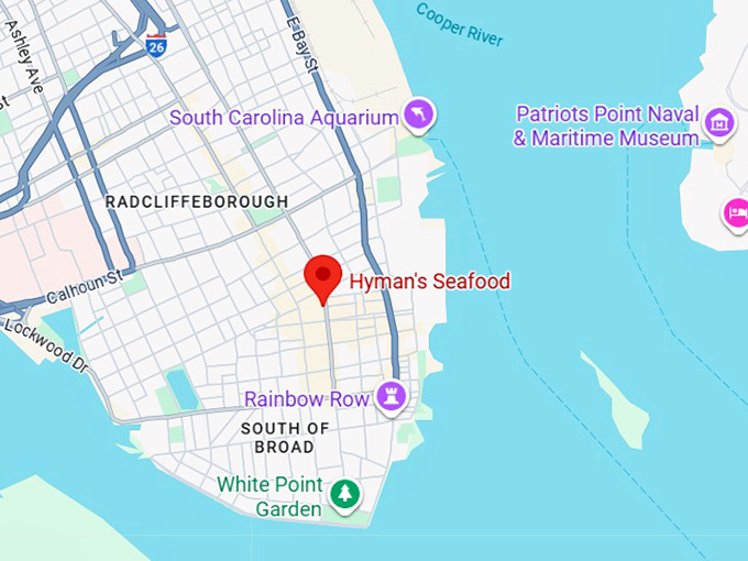 hyman's seafood map