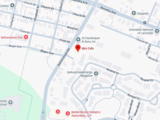 16. ida’s cafe map