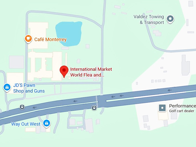 16. international market world flea and farmers market map