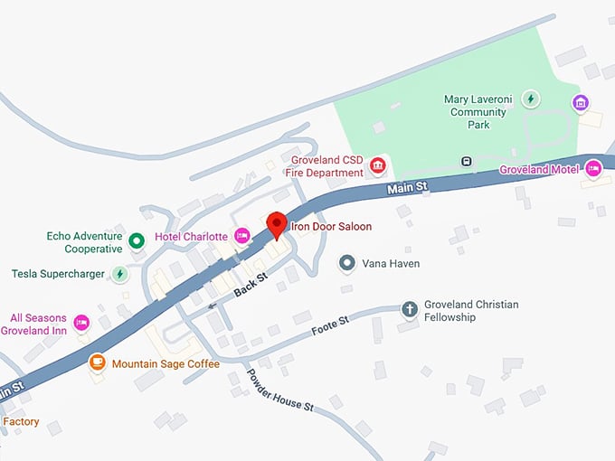 16. iron door saloon map