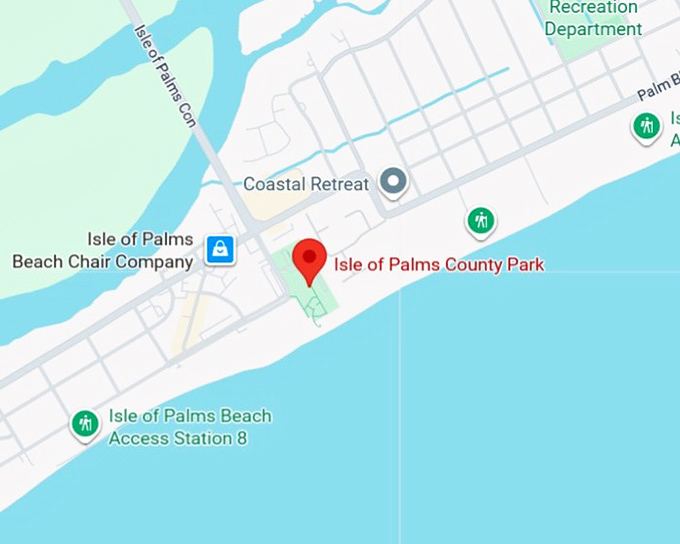 16. isle of palms county park map