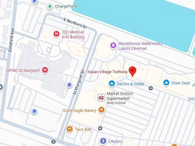 16. italian village trattoria map