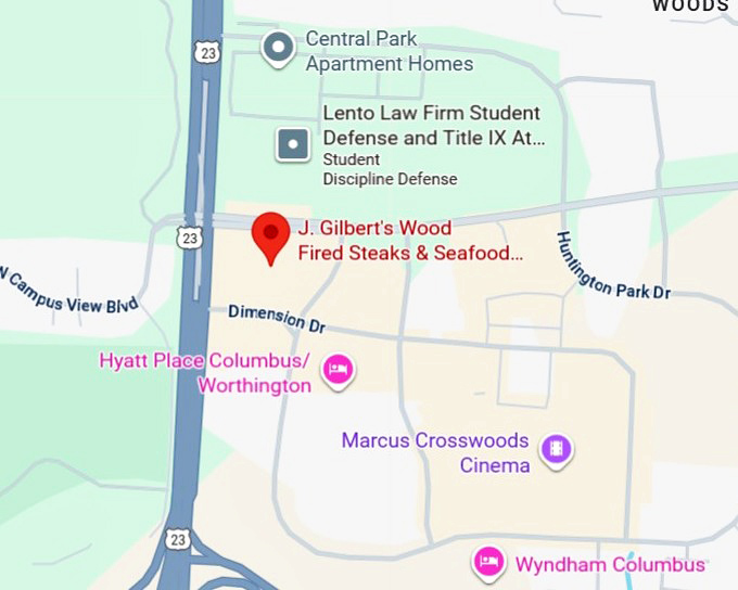 16. j. gilbert's wood fired steaks & seafood map