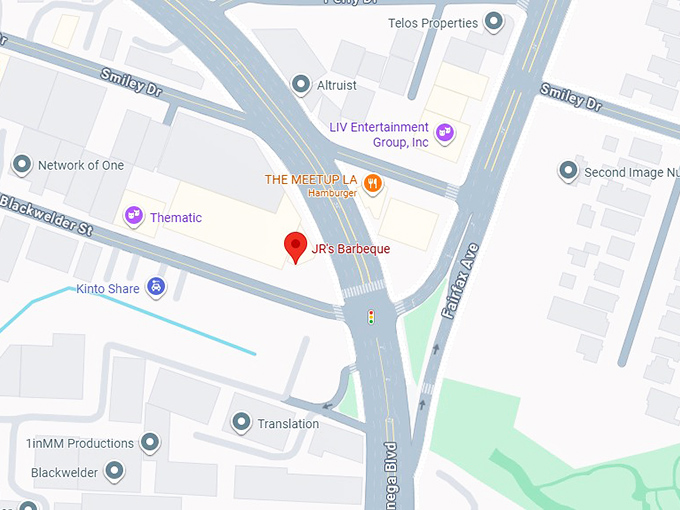 16. jr's barbeque map