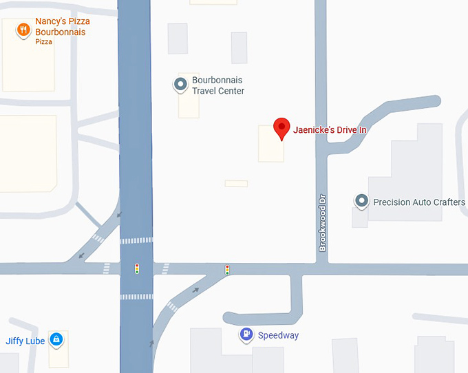 16. jaenicke&rsquo;s drive in map