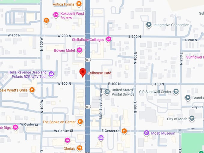 16. jailhouse caf&eacute; map