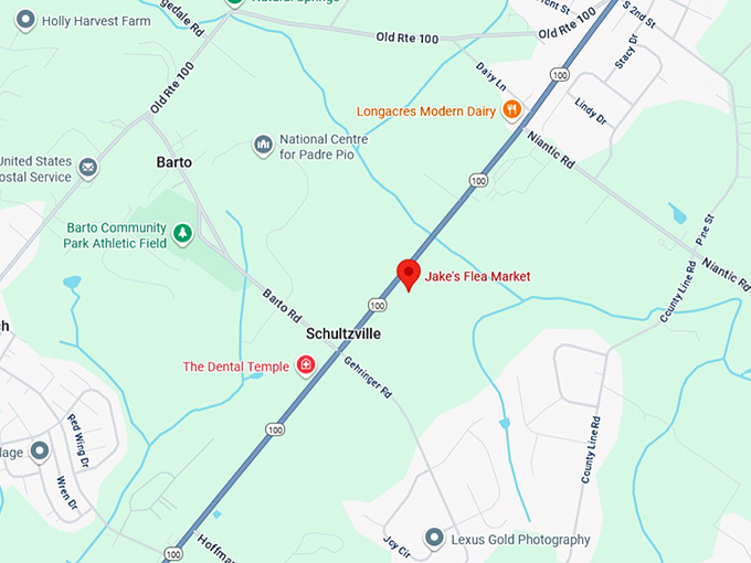 16. jake's flea market map