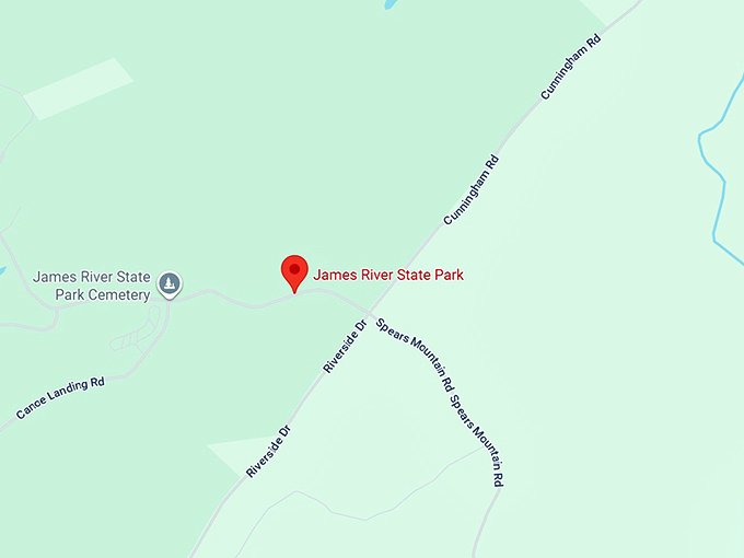 16. james river state park map