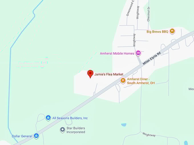 jamie's flea market map