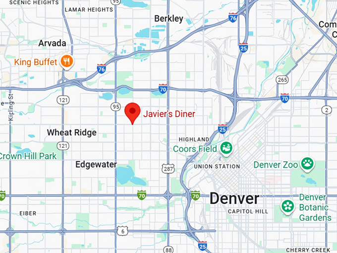 16. javier's diner map