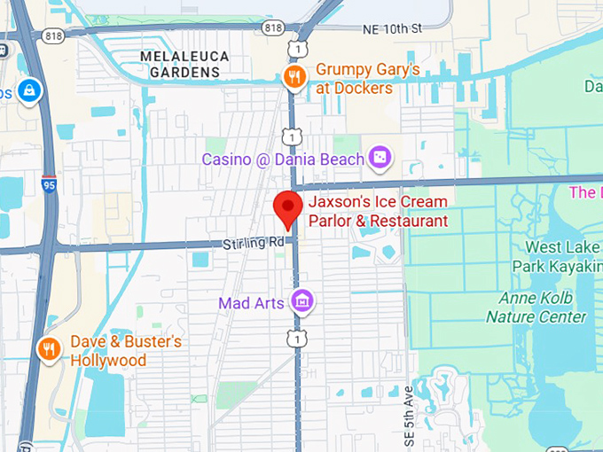 16. jaxson's ice cream parlor & restaurant map