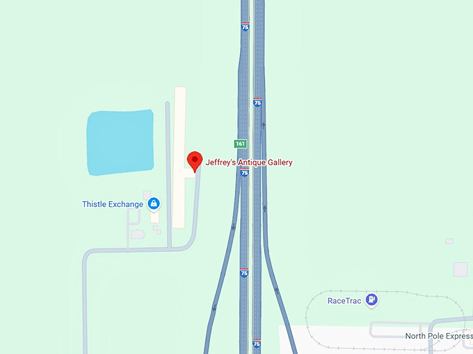 16. jeffrey's antique gallery map