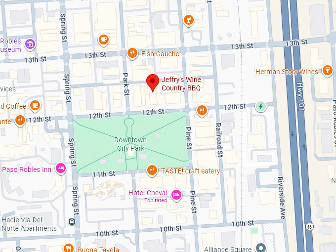 16. jeffry&rsquo;s wine country bbq map