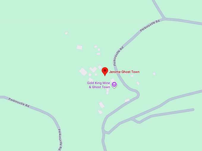 16. jerome ghost town map