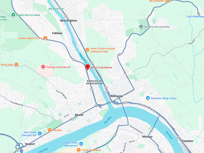 16. jerry's curb service map