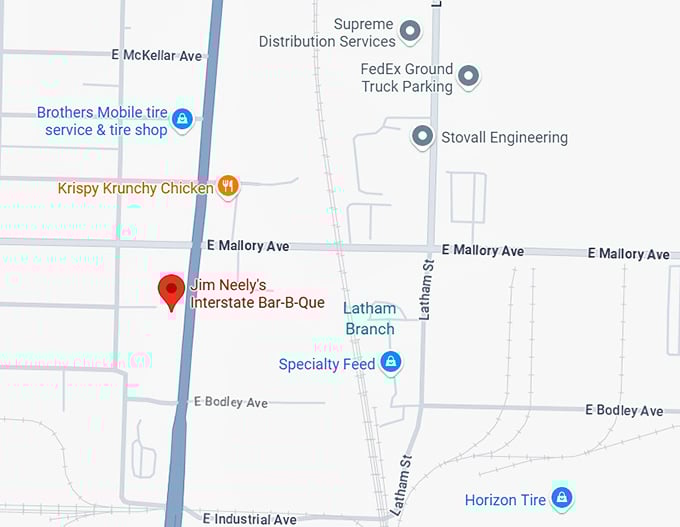 16. jim neely's interstate bar b que map