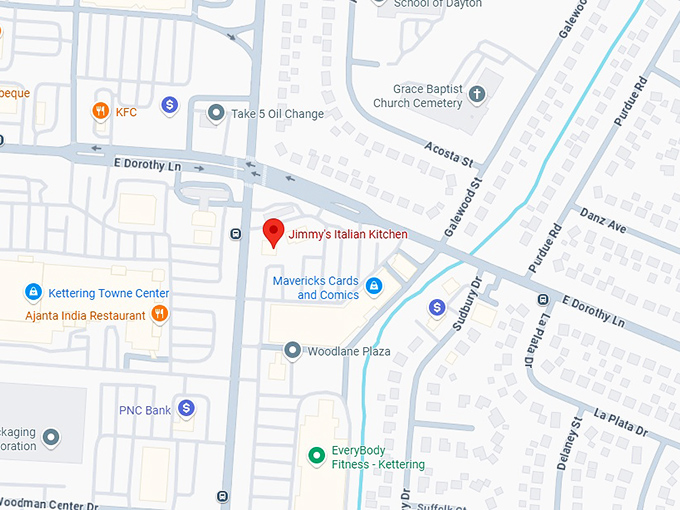 16. jimmy&rsquo;s italian kitchen map