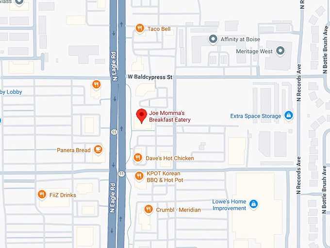 16. joe momma&rsquo;s breakfast eatery map