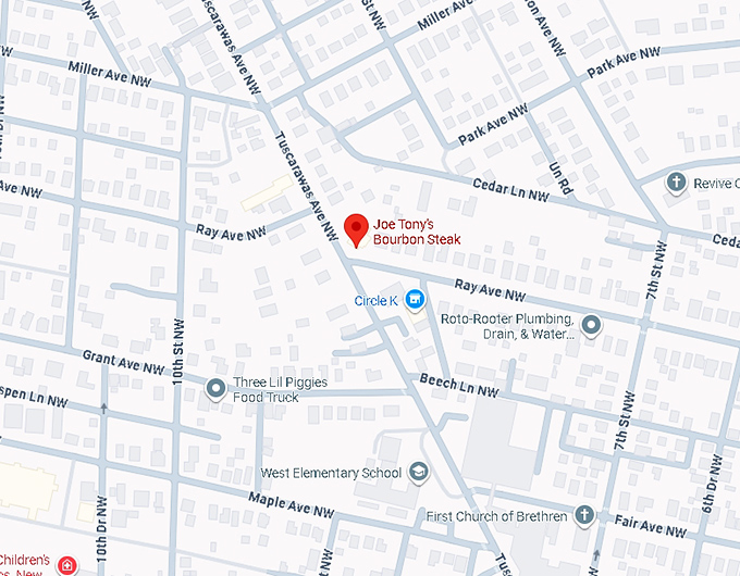 16. joe tony's bourbon steak map