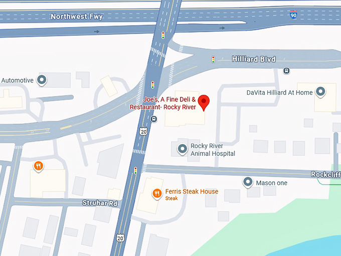 16. joe's, a fine deli & restaurant rocky river map