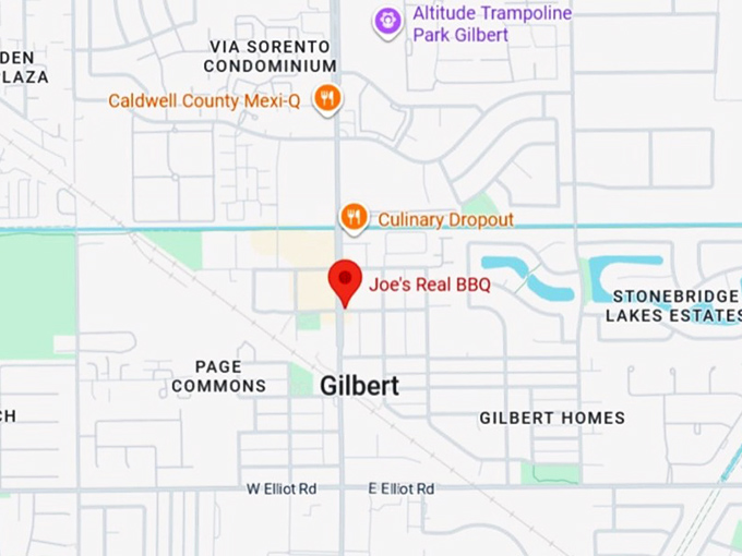 16. joe's real bbq map