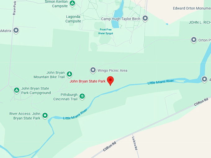 16. john bryan state park map