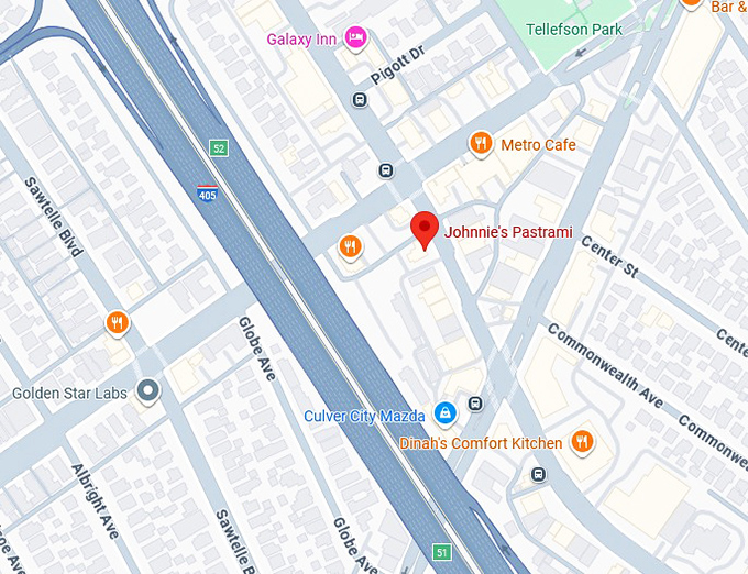 16. johnnie's pastrami map