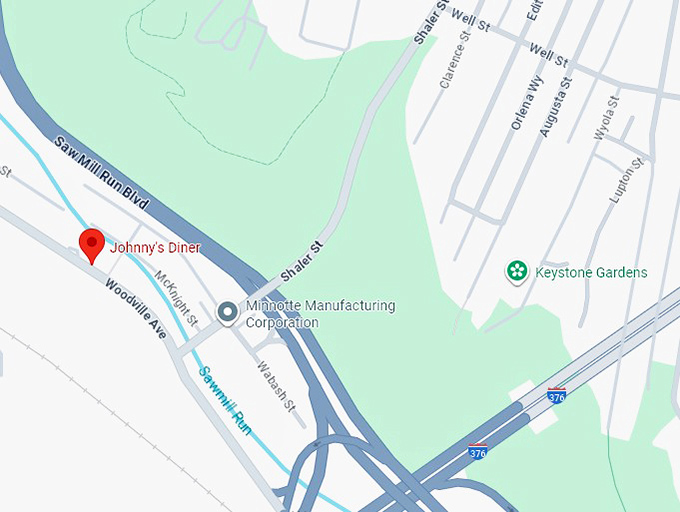 16. johnny&rsquo;s diner map