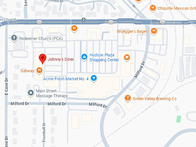 16. johnny&rsquo;s diner map