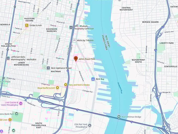 16. john's roast pork map