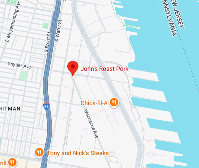 16. john's roast pork map