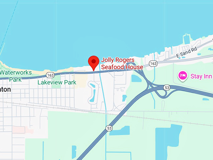 16. jolly rogers seafood house map