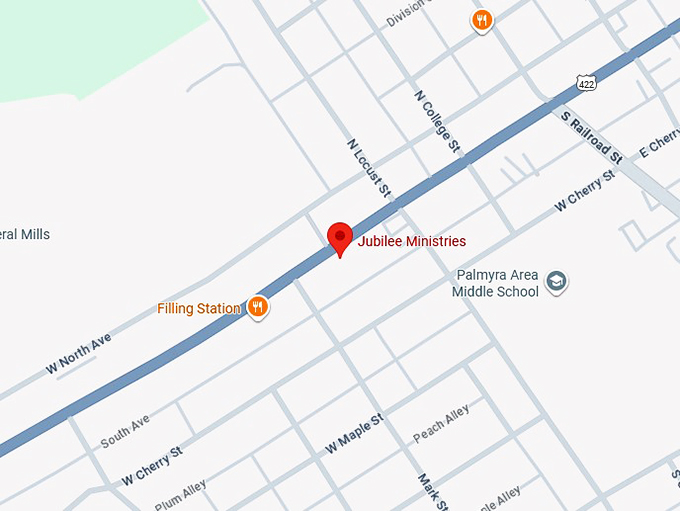 16. jubilee thrift map