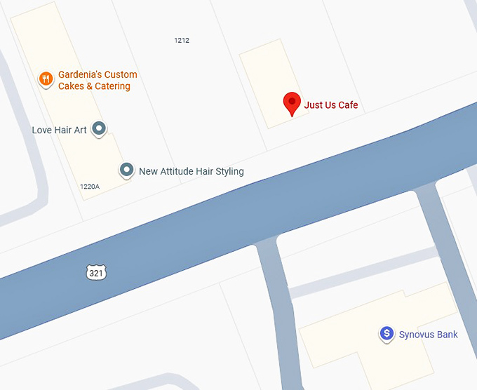 16. just us cafe map