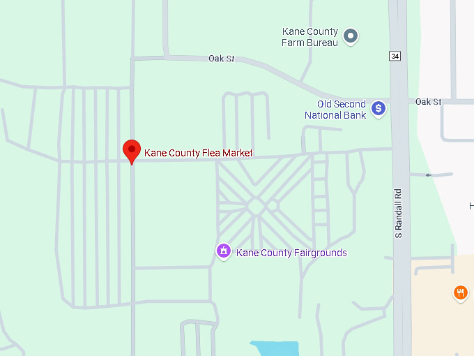16. kane county flea market map