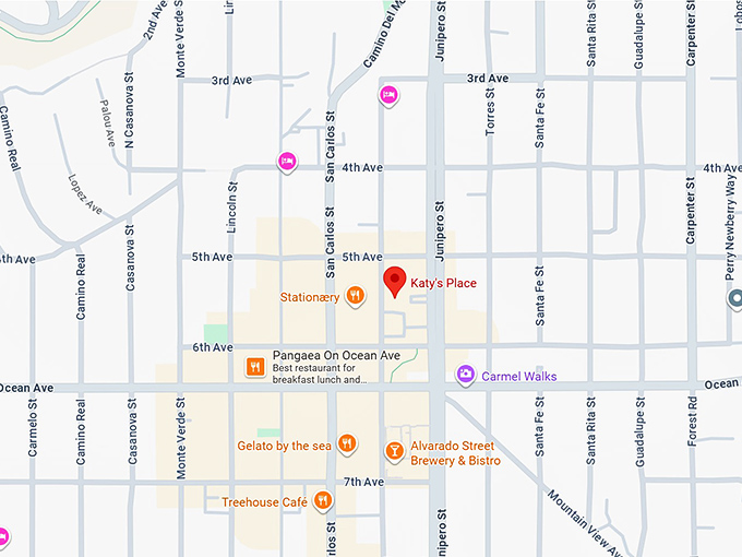 16. katy&rsquo;s place map