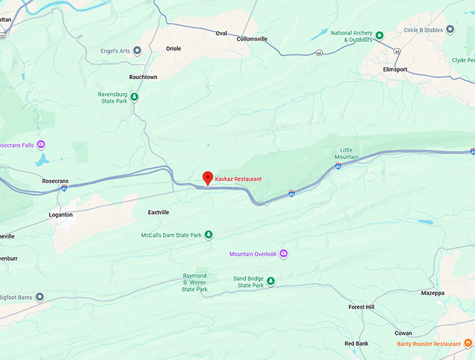 16. kavkaz restaurant map
