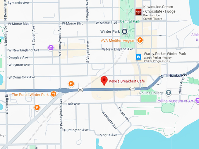 16. keke&rsquo;s caf&eacute; map