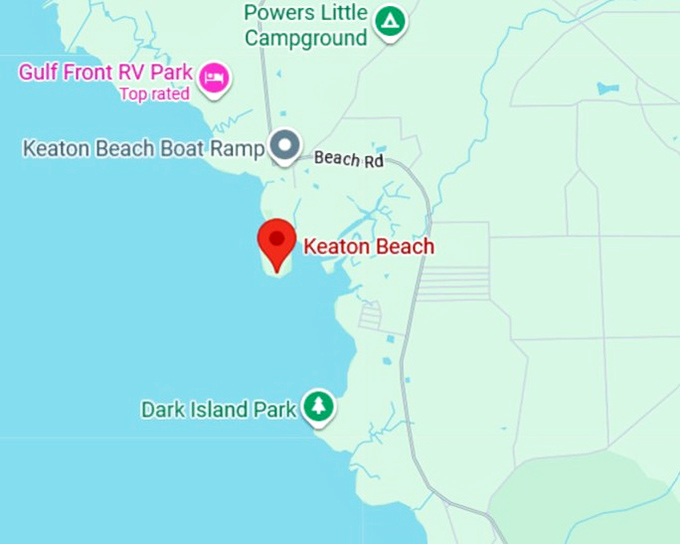 16. keaton beach map