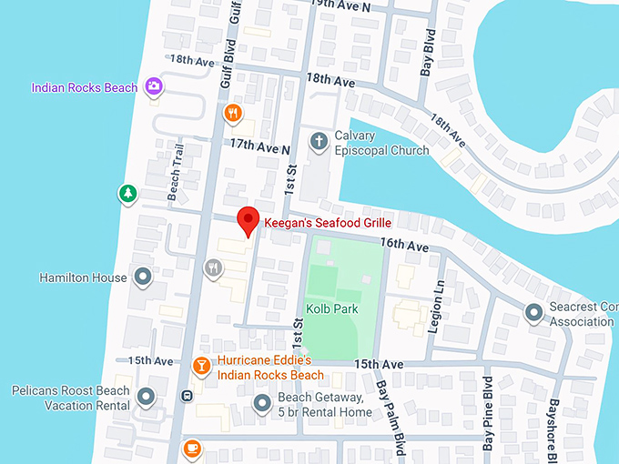 16. keegan's seafood grille map