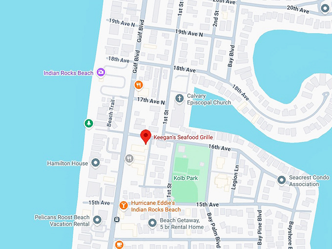 16. keegan's seafood grille map